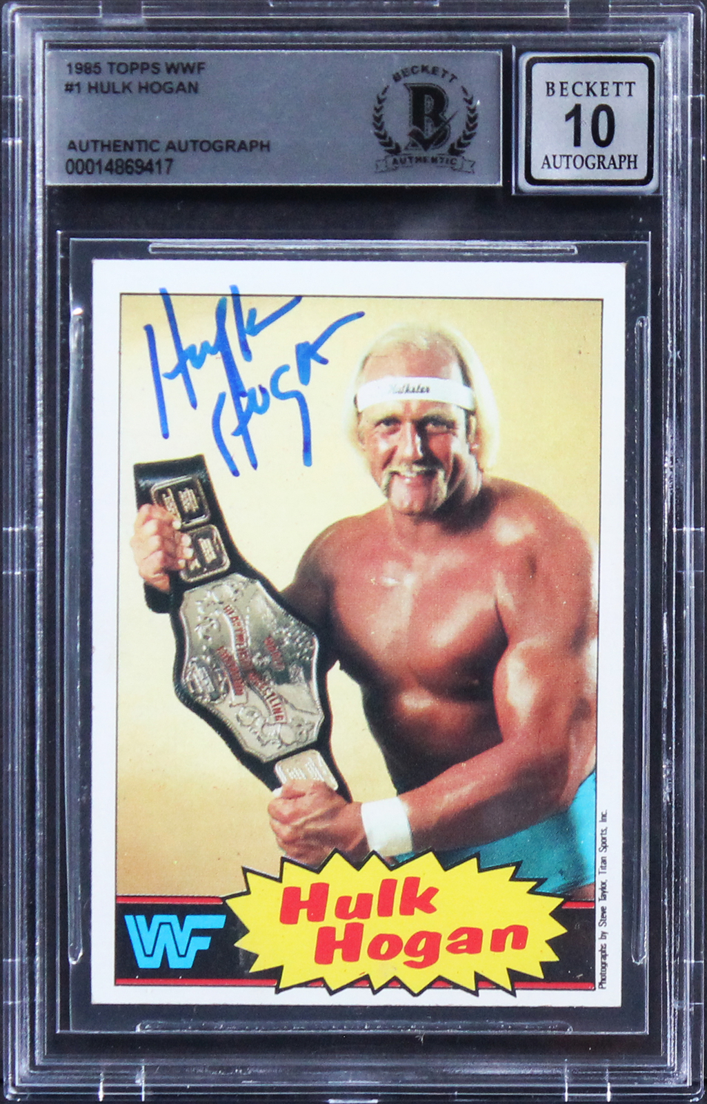 Hulk Hogan Autographed Memorabilia | Signed Photo, Jersey, Collectibles ...