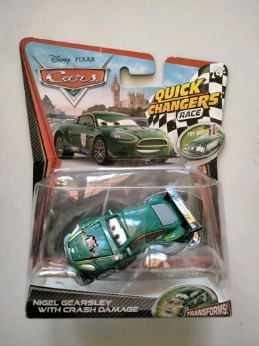 Disney Pixar Cars - NIGEL GEARSLEY WITH CRASH DAMAGE - QUICK CHANGERS ...