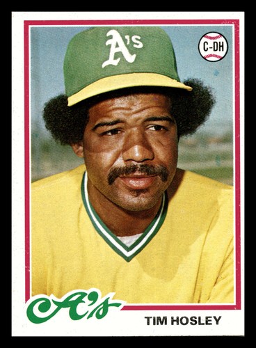 Tim Hosley 1978 Topps #261 Oakland Athletics EX | eBay