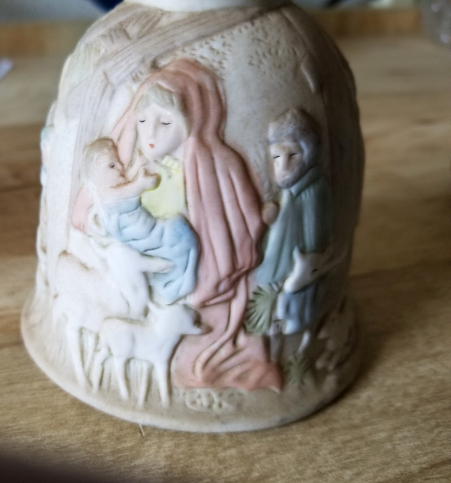 Vintage Lefton China Nativity Bell Christopher Collection 00330 1982 ...