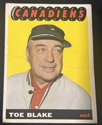 1965-66 Topps Hockey Toe Blake #1 | eBay