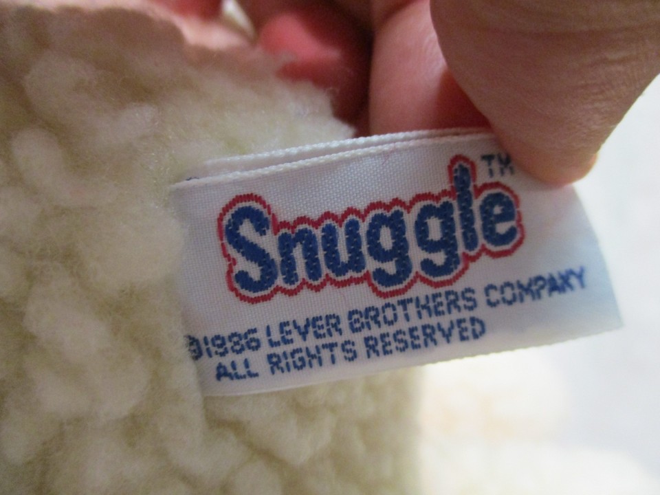 RARE Snuggle fabric softener Bear plush w/ T-SHIRT vtg RUSS 1986 ...