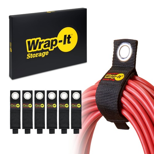 Heavy-Duty Wrap-It Storage Straps, 10-inch (6 Pack) - 10" (6-Pack ...