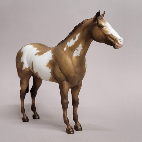 Breyer Lady Phase Custom Dun Tobiano Pinto Model Horse mawaldees | eBay