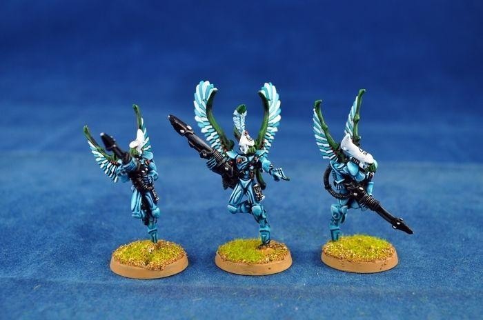 Warhammer 40K Painted Eldar Swooping Hawks | eBay