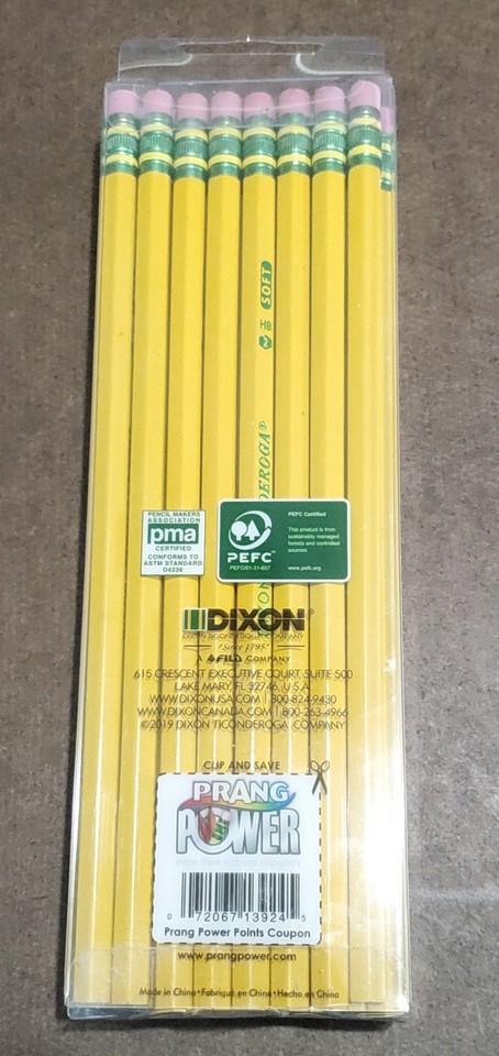 4 Pack of "24 CT #2 HB Soft Ticonderoga Pencils" (96 pencils total) | eBay