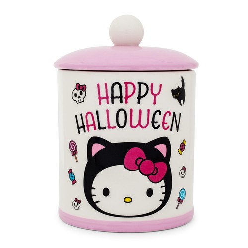 Sanrio Hello Kitty Chat Noir " Happy Halloween " Céramique Snack Pot 20 ...