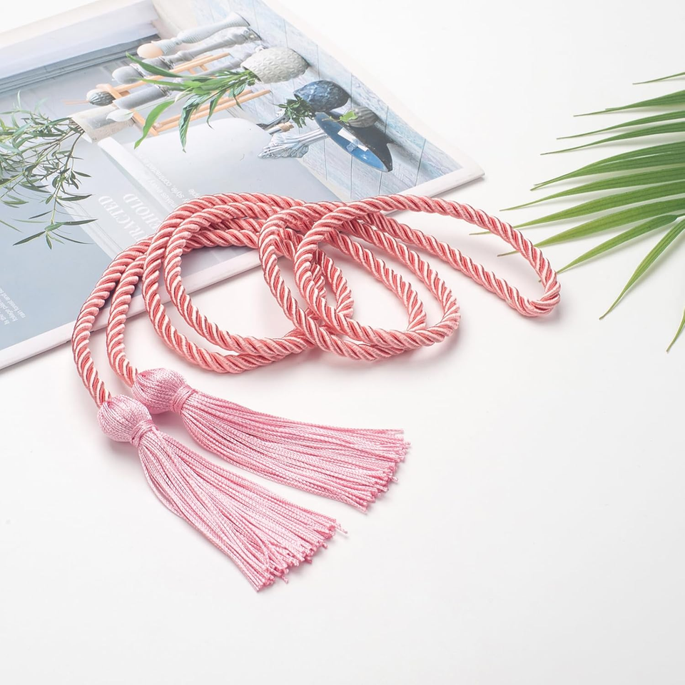 Pink Graduation Cord, 2025 Graduation Honor Cords Rayon Braided Tassel ...