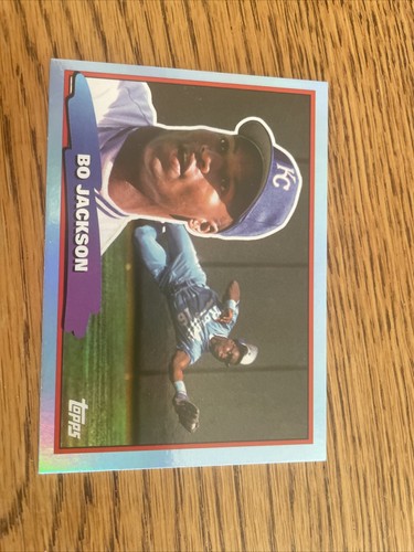 2022 Topps Archives BO JACKSON Big Foil Sky Blue Parallel | eBay