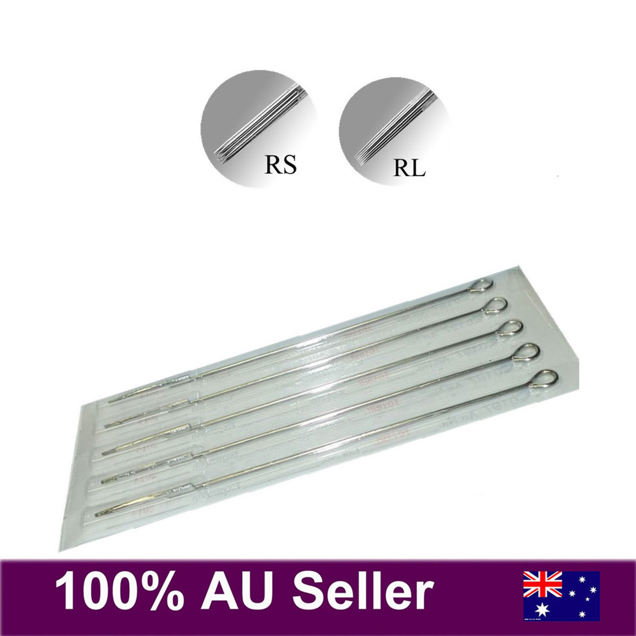 25 x 7 Round Liner 1207RL + 25 x 7 Round Shader 1207RS Sterilised ...