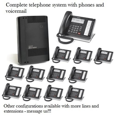 Refurbished Toshiba CIX40 phone system (12) DP5022SDM phones, Voicemail ...
