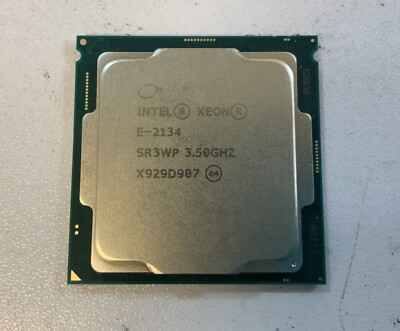 Intel E-2134 3.5GHz Xeon Quad-Core Server Processor-Q3D | eBay