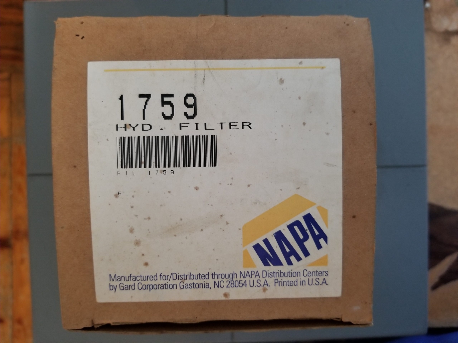 NAPA Gold Fluid Power Filter 1759 Hydraulic Large for sale online | eBay