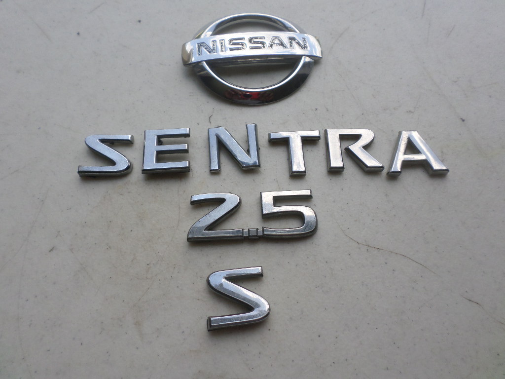 04-06 Nissan Sentra 2.5 S Tailgate Emblem Logo Badge Decal Sticker ...