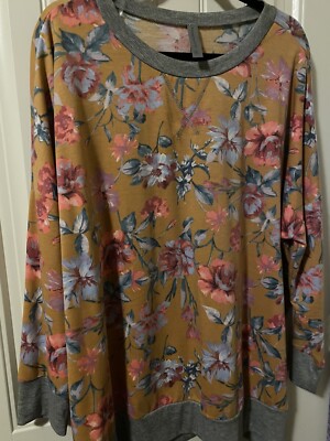 Honeyme Weekender XL NWOT NEW Floral Yellow Gray X Large Honey Me ...