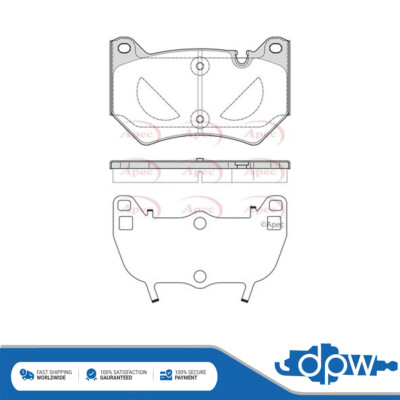 Fits Audi Q5 2016-2021 2.0 TDi Brake Pads Set Front DPW #2 80A698151C ...