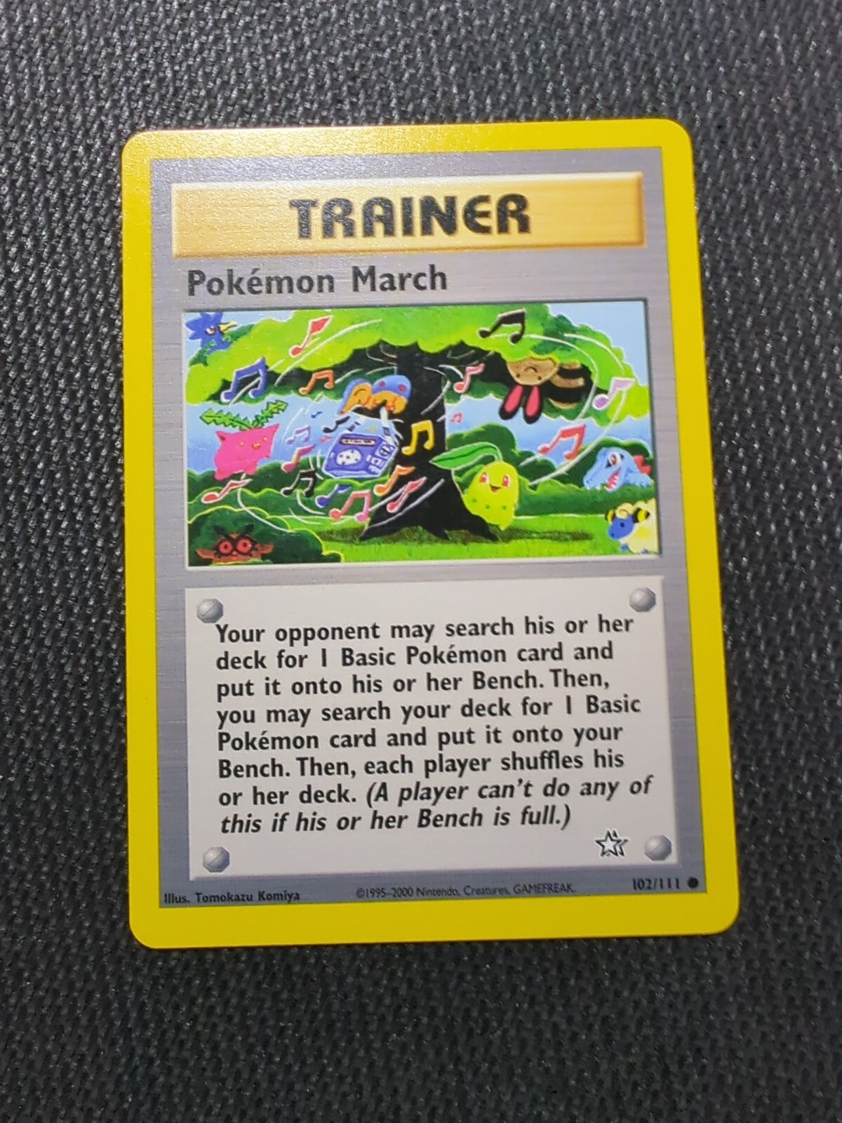 Pokémon Pokemon March Neo Genesis 102 Common Tomokazu Komiya Cyndaquil ...