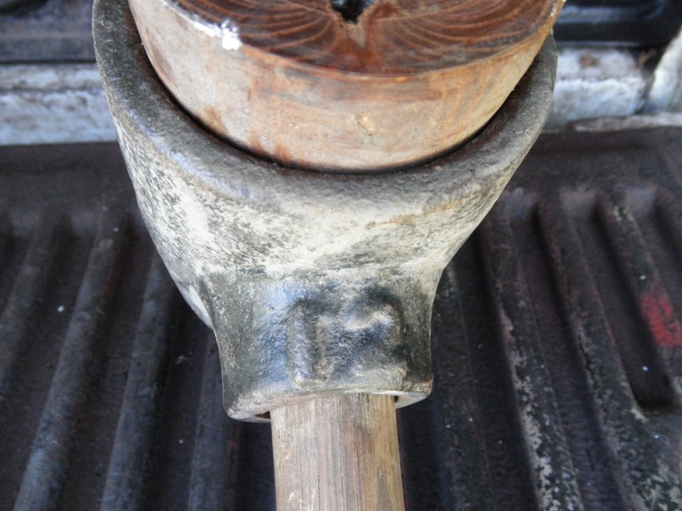 Unique Vintage 12 lb Round Sledge Hammer Head, Fence Post Sledge Maul ...