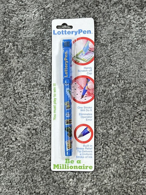 5 Lottery Ticket Pens / Markers With Scratch off Card Removers for sale ...
