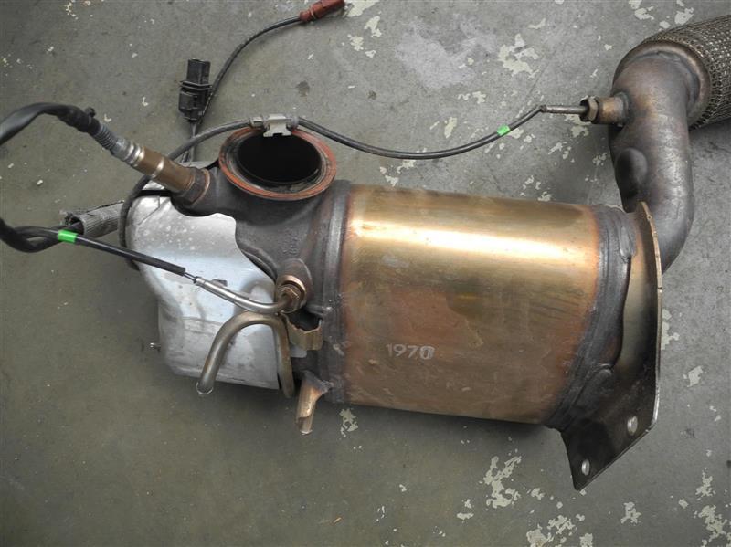 VW Passat CC 3C B7 TDI 4Motion Abgasrohr Katalysator Partikelfilter ...