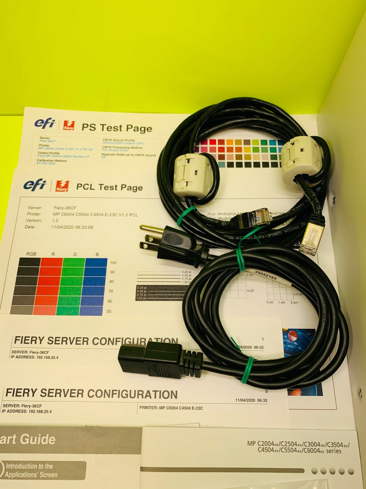 Ricoh E-23C Fiery EFI Color Controller for Ricoh MPC3004 C3504 C4504 ...