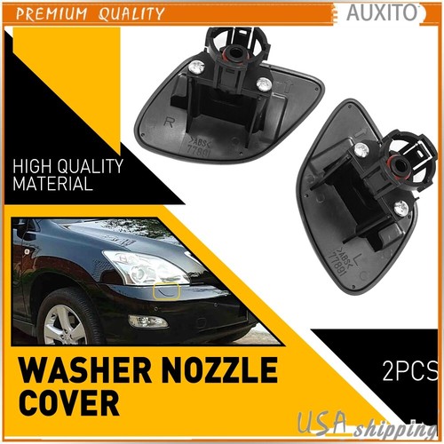 For Lexus RX330 RX350 Headlamp Washer Nozzle Cover Headlight Cleaning ...