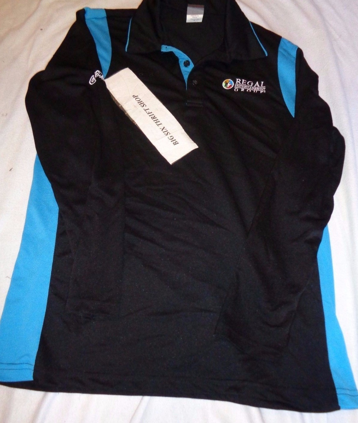 Regal Entertainment Group Employee Uniform Shirt Medium Long Sleeve ...