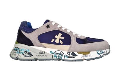 Chaussures Sneakers Homme Tissu Et Daim Vintage MASE_6155 Bleu ...
