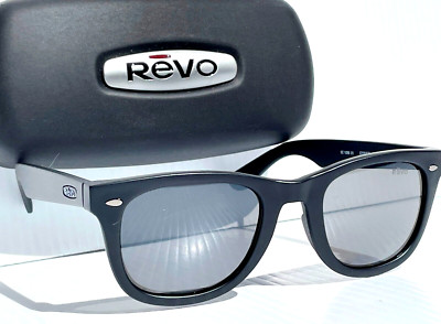 NEW REVO FORGE Matte Black POLARIZED Grey Len Sunglass 1096 01 GY | eBay