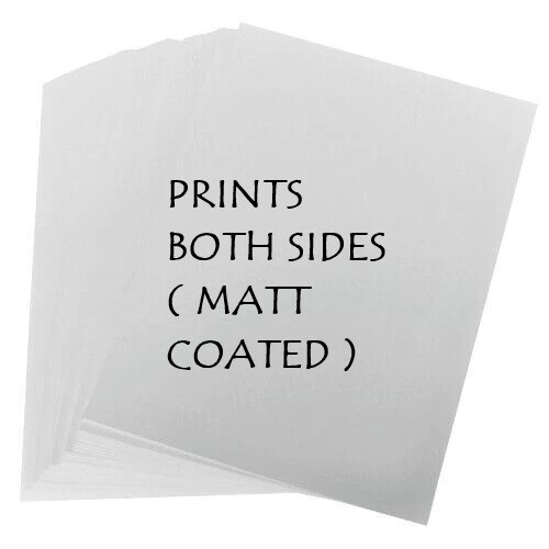 200 Sheet Mediarange 140 gsm Matt A4 DOUBLE Sided Matte coated Pro ...