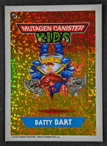 Batty Bart Wingnut 2024 Mutagen Canister Ninja Turtles TMNT Card #29b ...