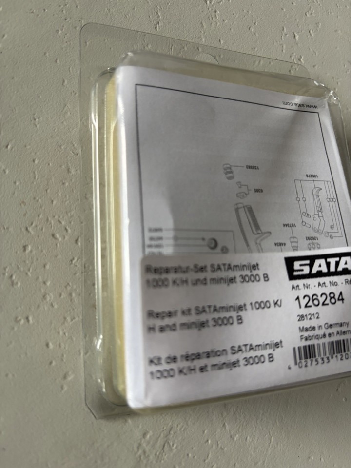 SATA 126284 Minijet 1000K/H - Minijet 3000 B HVLP Repair Kit - Genuine ...