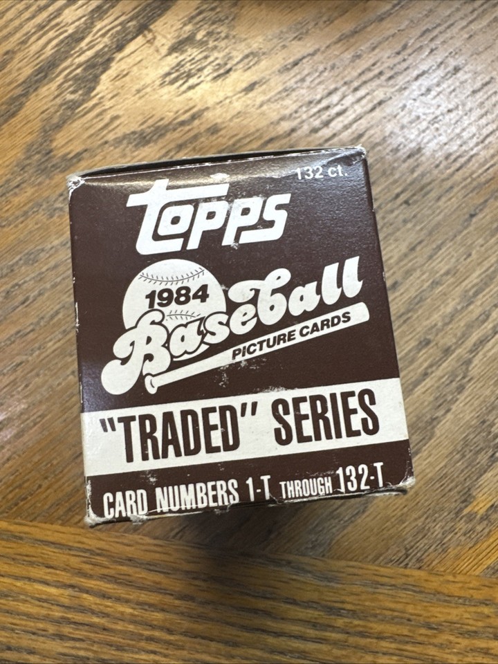 1984 TOPPS TRADED SET COMPLETE SET 132 CARDS IN ORIGINAL BOX | eBay