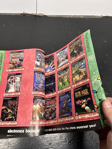 RARE! EB World (Electronics Boutique) catalog Nov 2000 Gameboy Ps2 ...