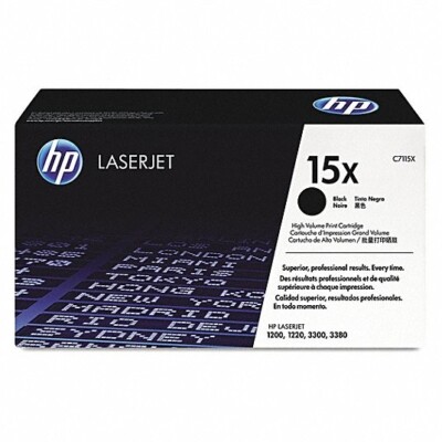 HP 15X (C7115X) Toner Cartridge Genuine SEALED BOX EXCELLENT !!!! | eBay
