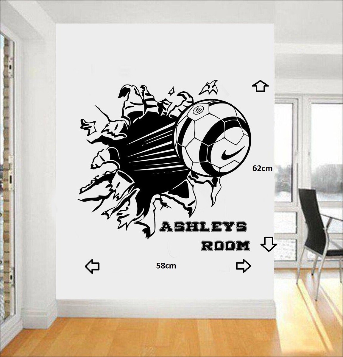Soccer Vinyl Wall Decals