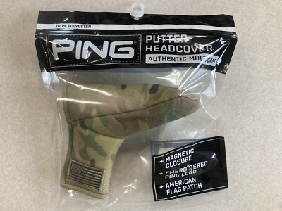 NEW PING CAMO USA FLAG PUTTER HEAD COVER In Package | eBay