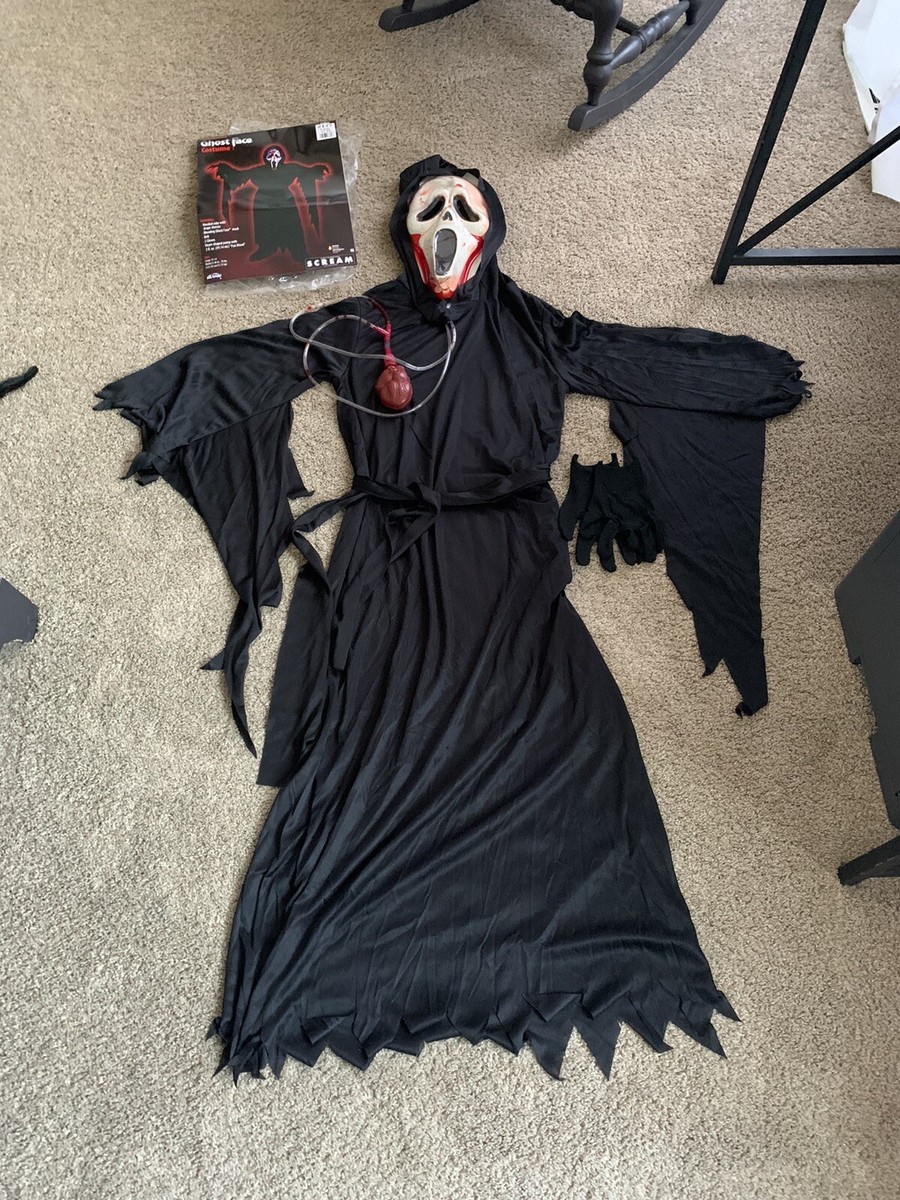Bloody Scream Costume For Girls Fun World Scream Bleeding Ghost Face