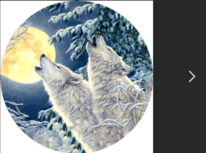 WHITE WOLF WOLVES HOWL MOON SNOW TREE Pendant 925 Sterling Silver 20 ...