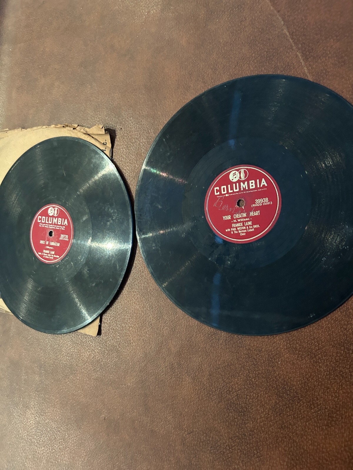 Two Frankie Laine Discs- 39770 and 39938 Shellac 10'' | eBay