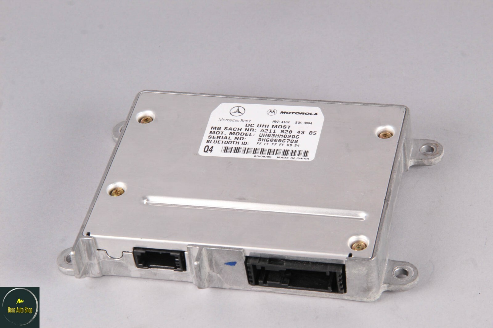 03-11 Mercedes W211 CLS500 E55 SL500 Motorola Bluetooth Communication ...