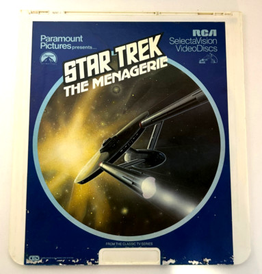 Star Trek The Menagerie RCA SelectaVision CED VideoDisc Classic TV ...