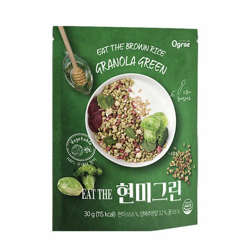 Ograe Eat The Brown Rice Granola - Green | eBay