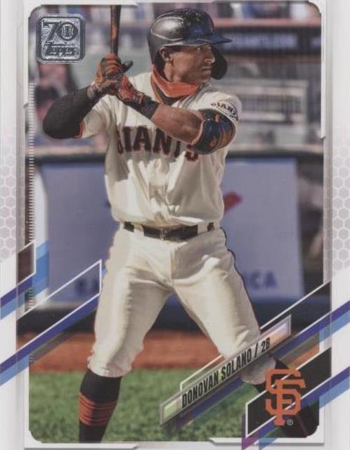 2021 Topps - Donovan Solano #605 for sale online | eBay