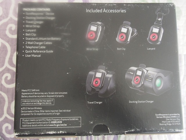 Verizon Sure Emergency Response System Er10vw for sale online | eBay