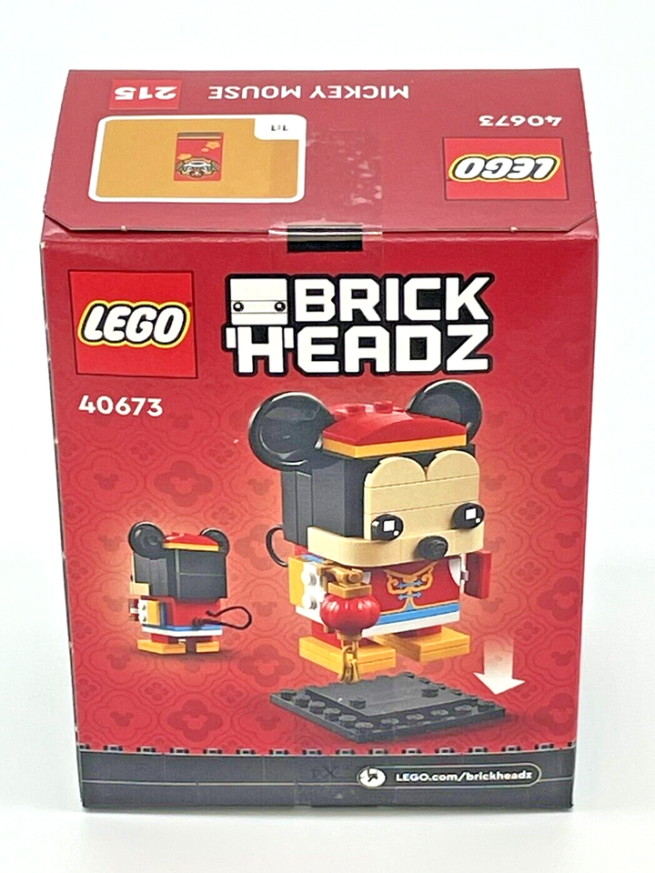 LEGO Brickheadz Disney Spring Festival Mickey Mouse Brand 40673 Sealed ...