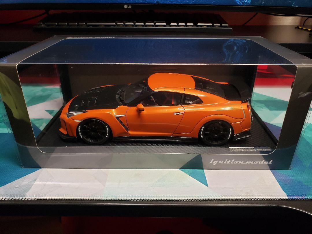 Ignition Model Top Secret GT R (R35) Orange | eBay
