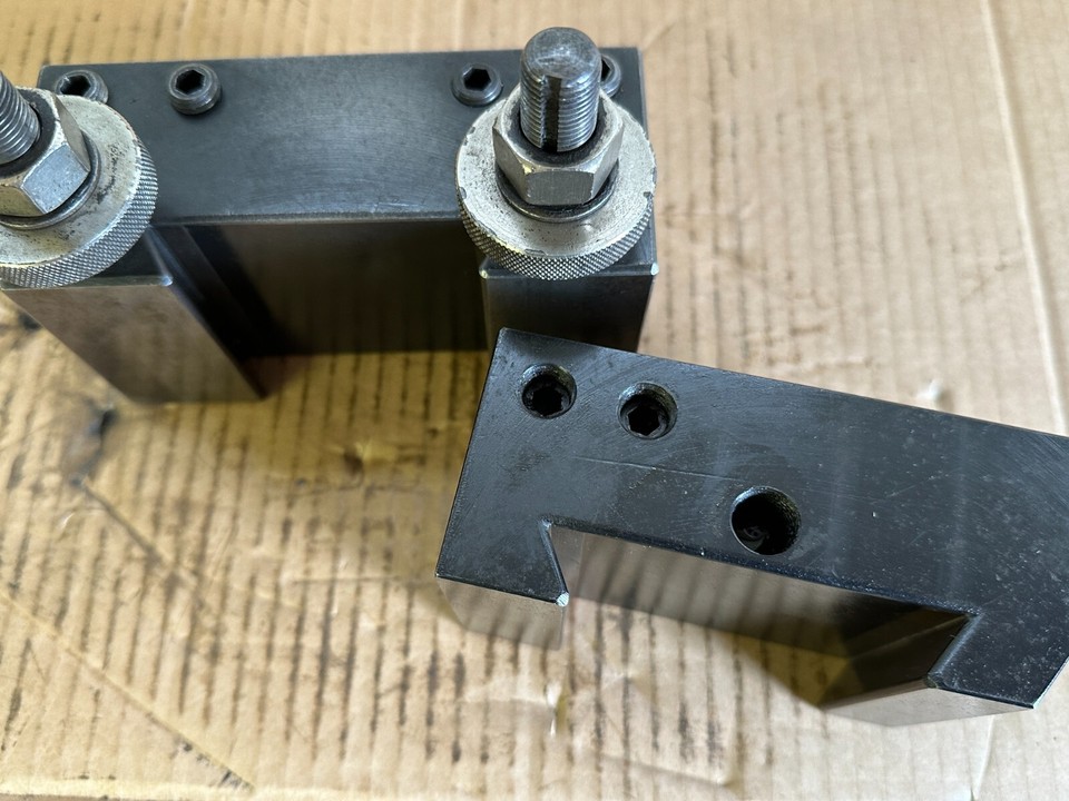 Qty (2) ALORIS TOOL POST HOLDERS: DA2 TURNING: DA10 KNURLING, FACING | eBay