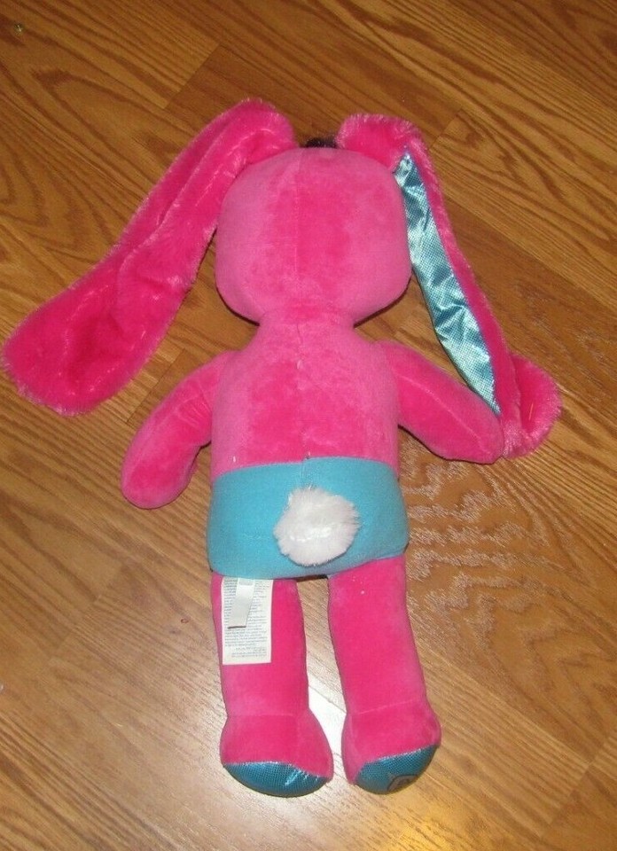 Build A Bear Honey Girl HG Risa Pink Rock Star Bunny Rabbit 20" Plush ...