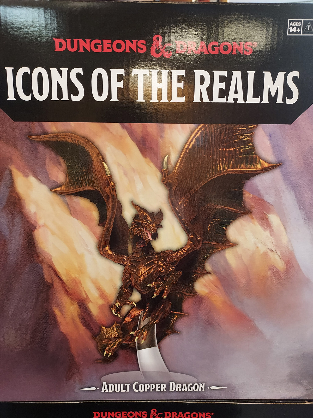 Dungeons and Dragons: Icons of the Realms Adult Copper Dragon D & D ...